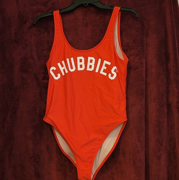 chubbies | Swim | Chubbies Retro High Cut One Piece Bathing Suit New ...